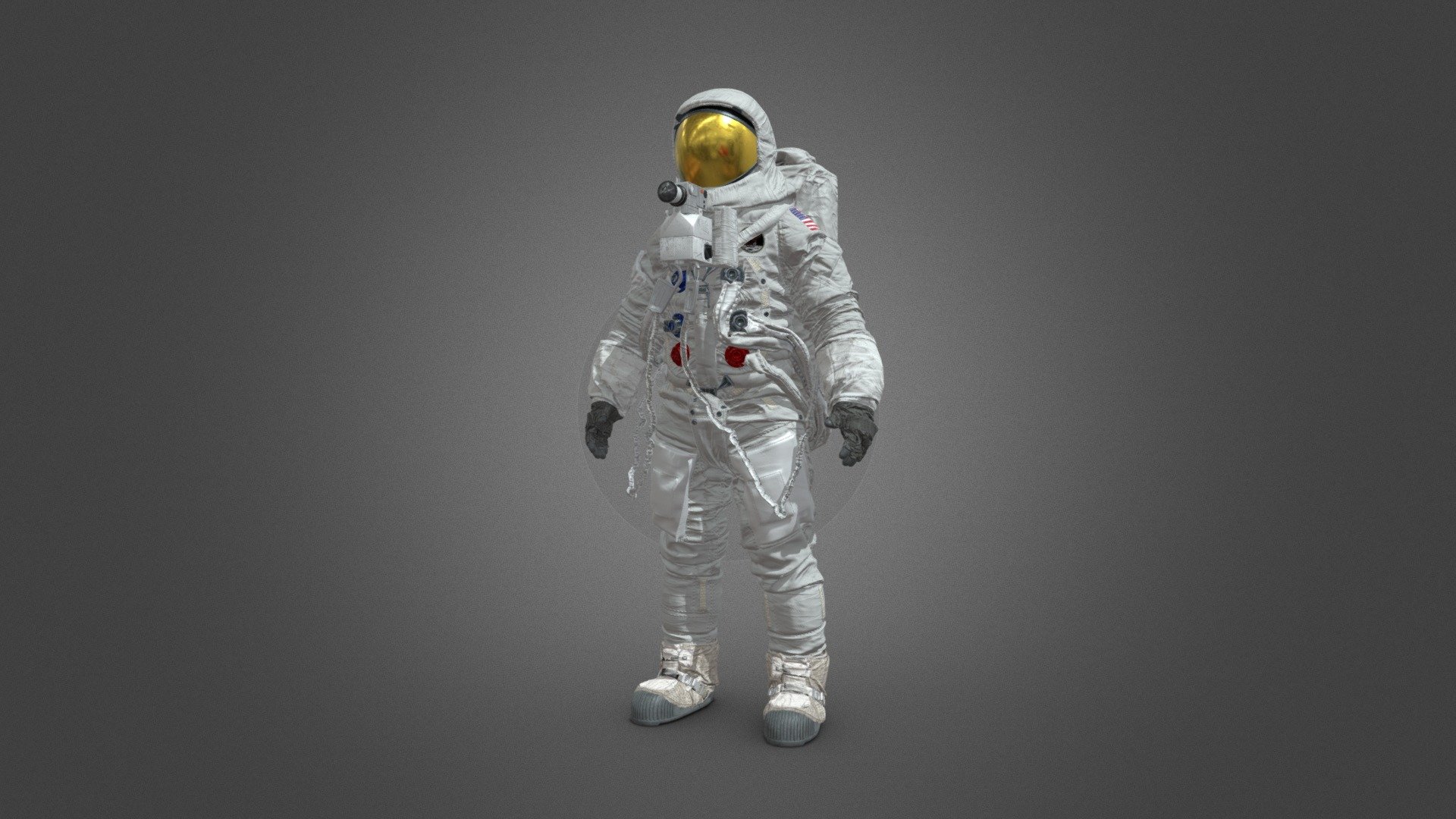 Spaceman_Apollo_Nasa - 3D model by tanxiaobo (@tanxiaobob) [eacd0d1] - Sketchfab