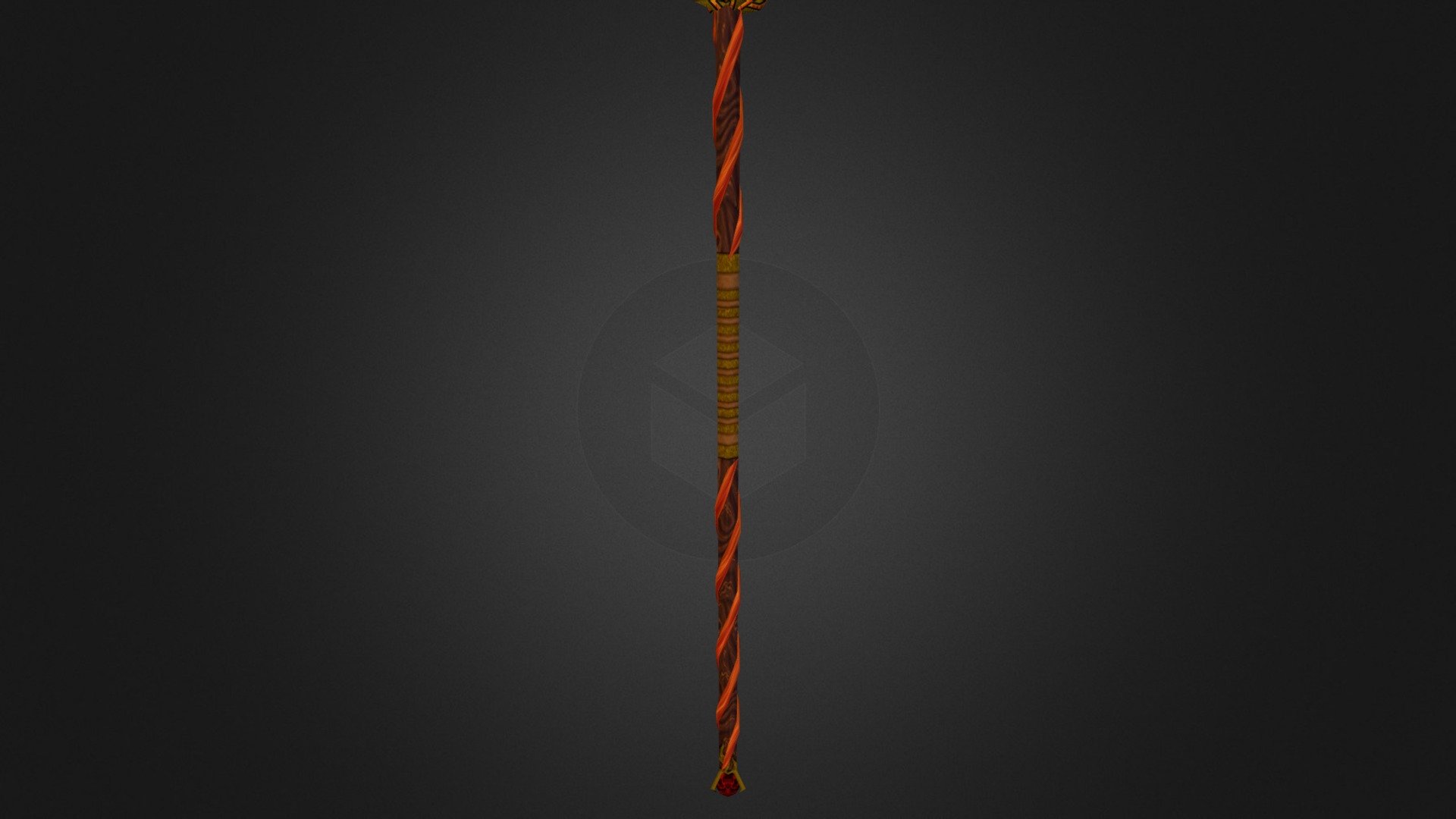 Staff of the Inferno - 3D model by IceSy Designs (@icesydesigns ...