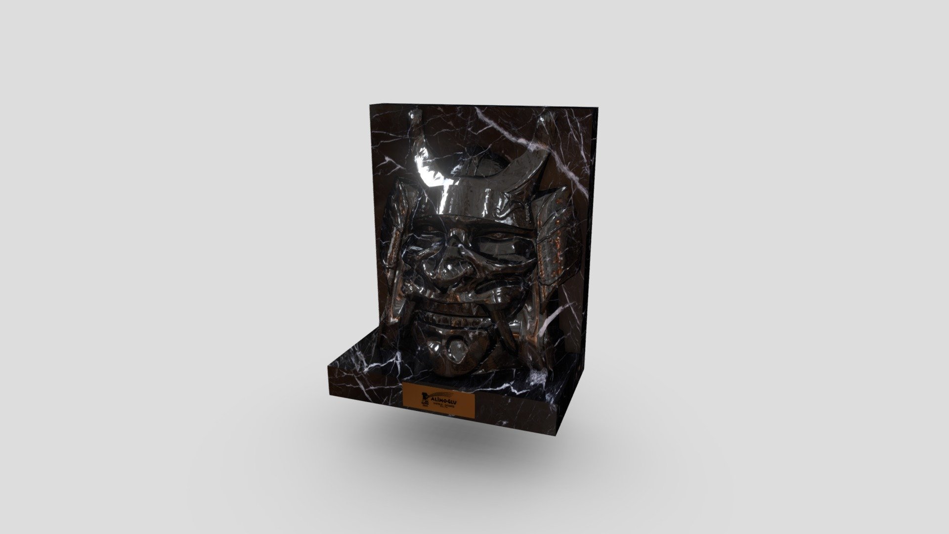 Marble Samurai Statue - 3D model by Alimoğlu - Marble & Granite ...