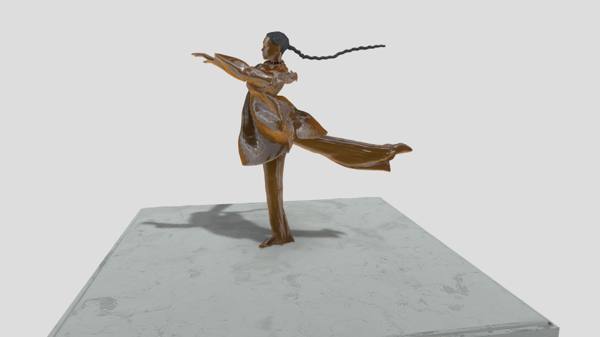 Chinese girl dancing - 3D model by gogo123gogo [eacebf3] - Sketchfab