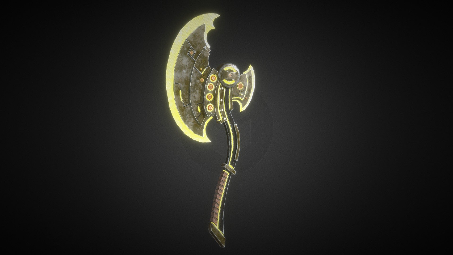 Used futuristic Axe - Download Free 3D model by ErikArnez [ead0e0f ...