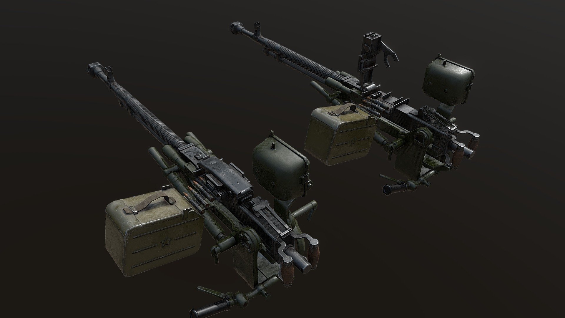 DShK vehicle mount - 3D model by harry (@hwerke) [ead1313] - Sketchfab
