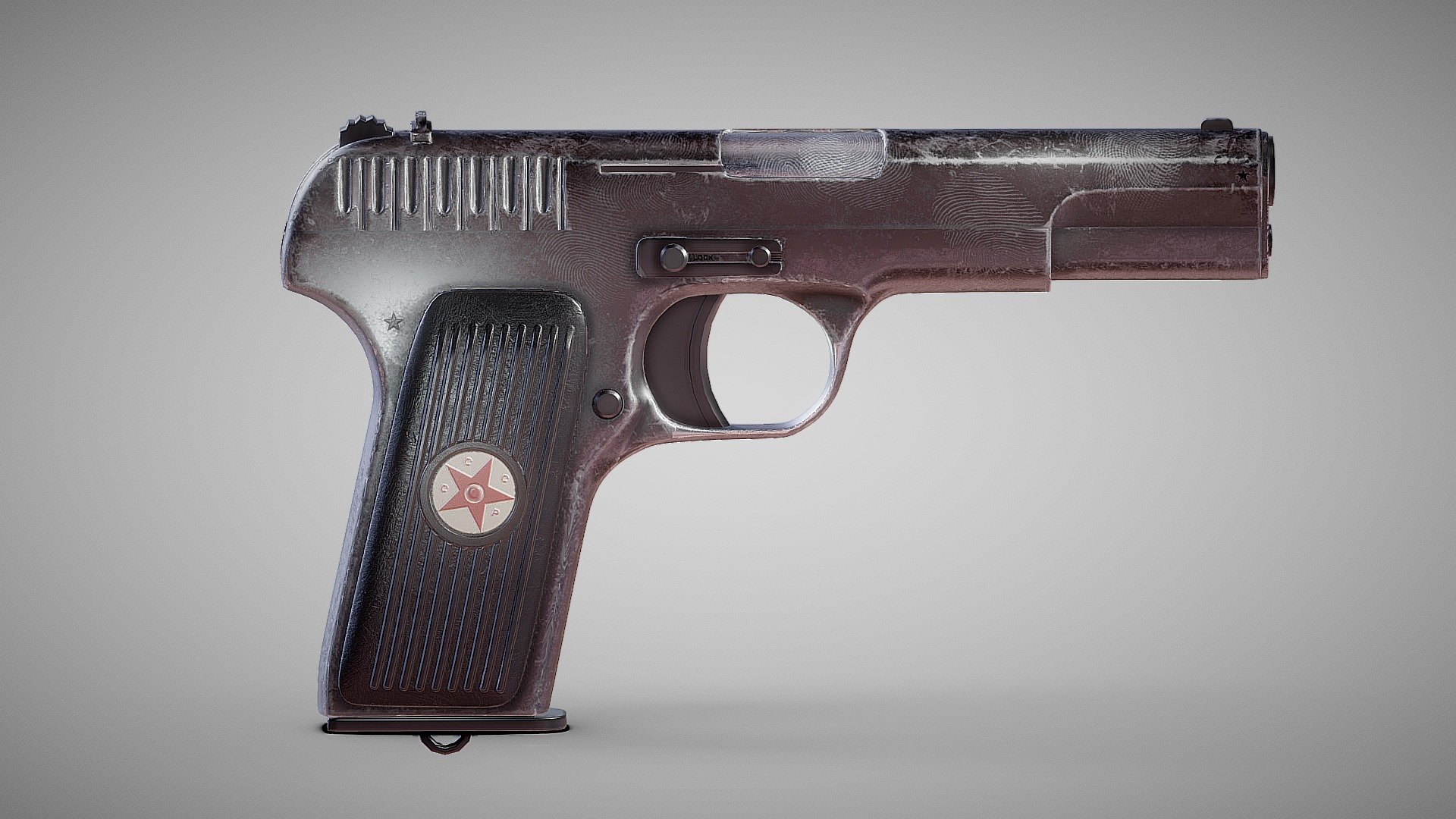 TT-33 Pistol Model - 3D model by Ika3D (@ikagogava) [ead1bb1] - Sketchfab