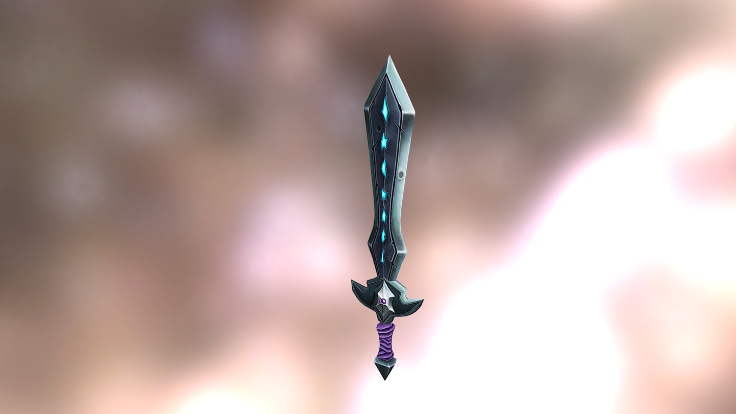 Night blade sword - 3D model by pepkata [ead1ec5] - Sketchfab