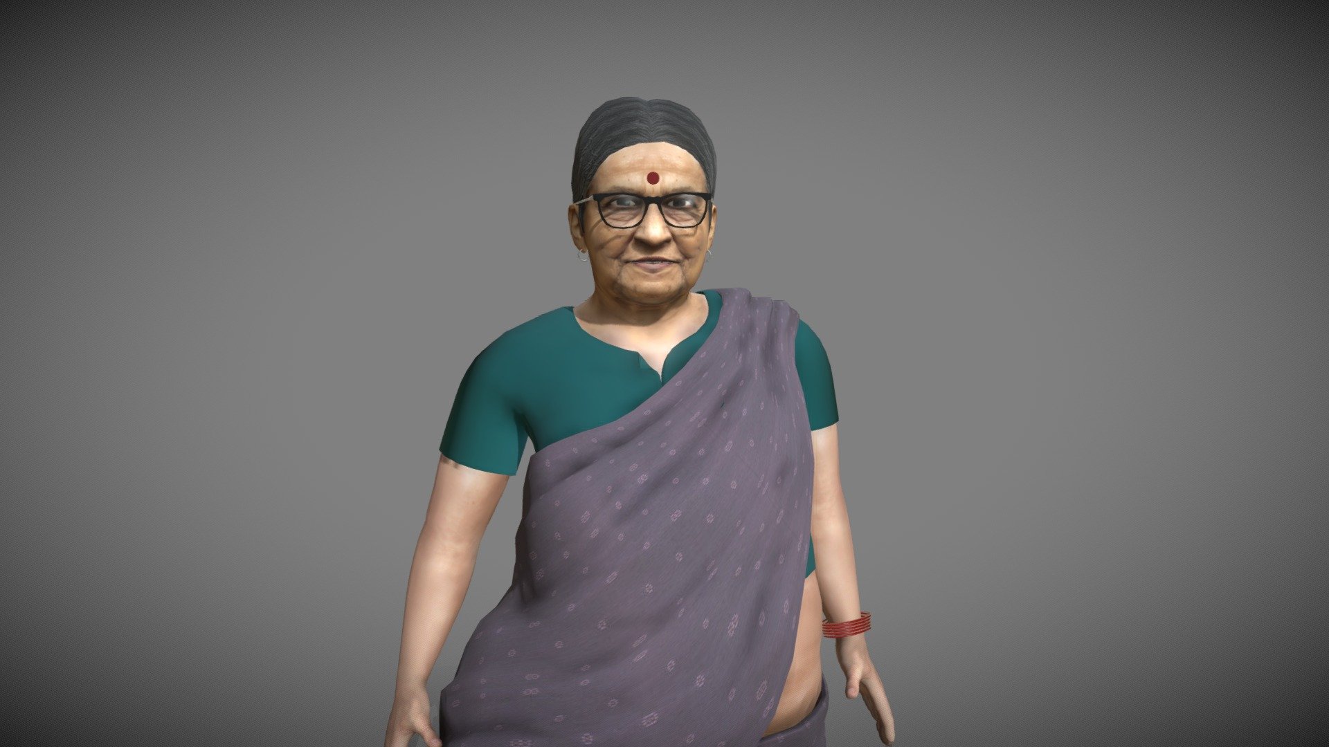 OLD INDIAN WOMEN - Buy Royalty Free 3D model by axstream [ead2b2c ...