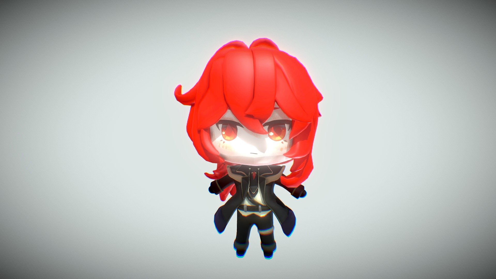 Diluc - 3D model by joy70505 [ead2faf] - Sketchfab
