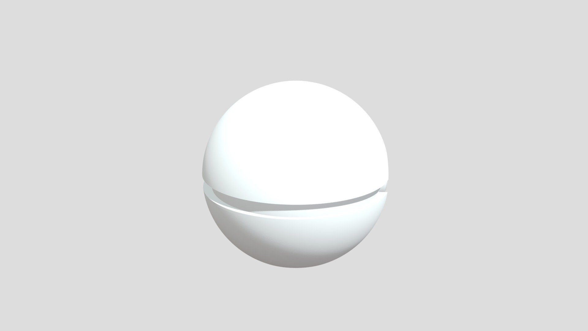 Pokeball Flat Base - 3D model by 3DM (@MoraSelss) [ead4534] - Sketchfab