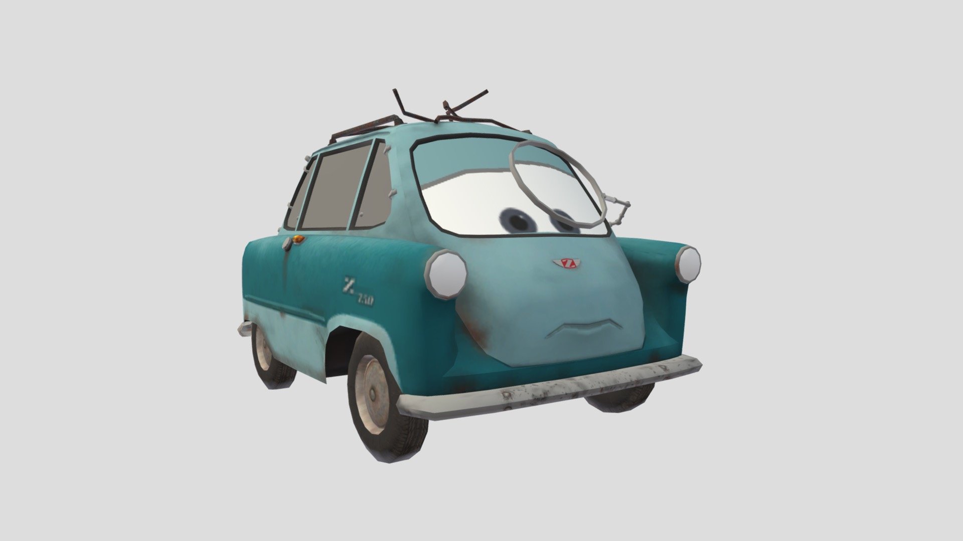 Wii Cars 2 - Professor Zunapp - Download Free 3D model by SMF Features ...