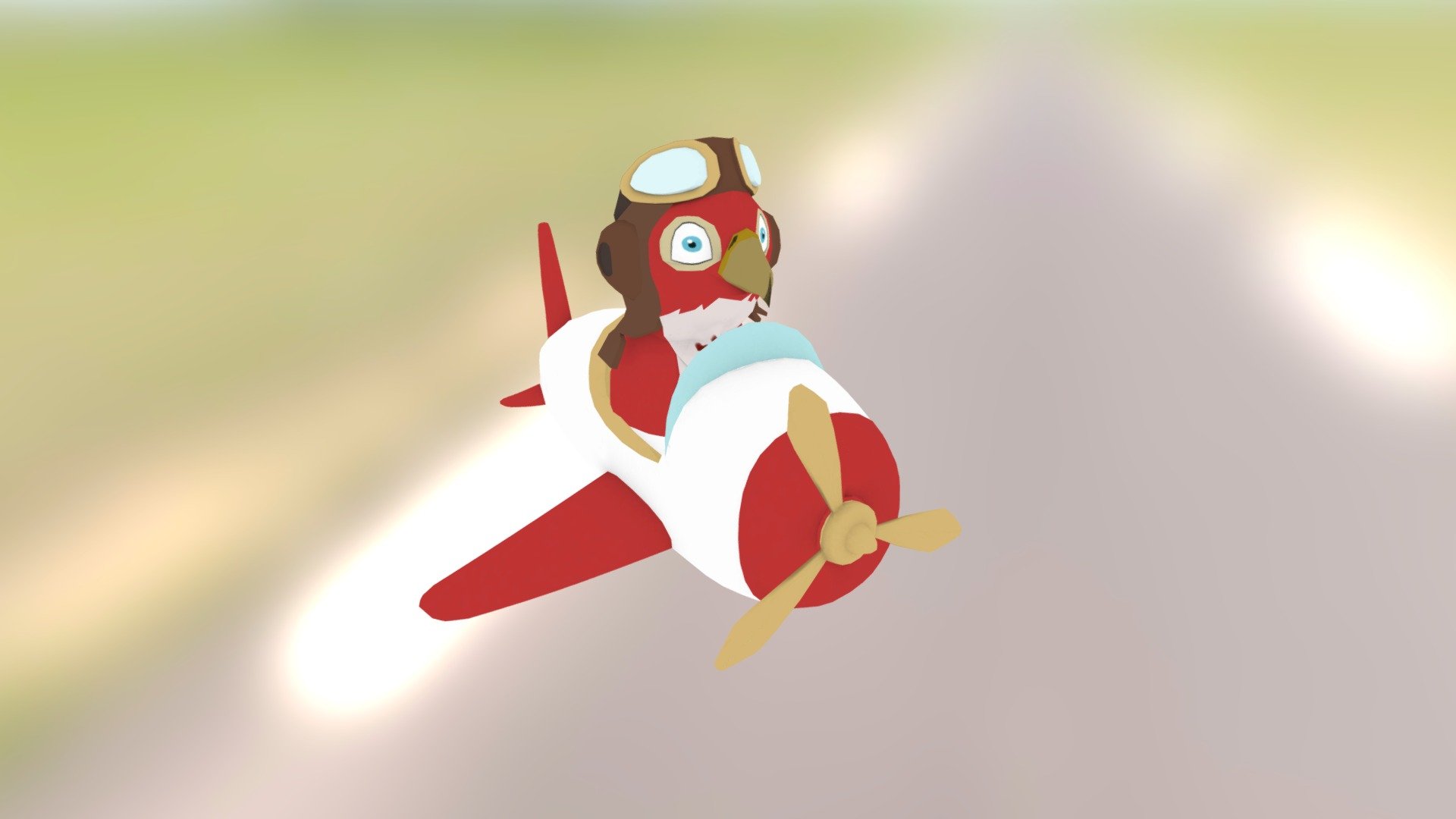 Captain Bird - 3D model by JavierLuisMedina (@JavierMedinaAscanio ...