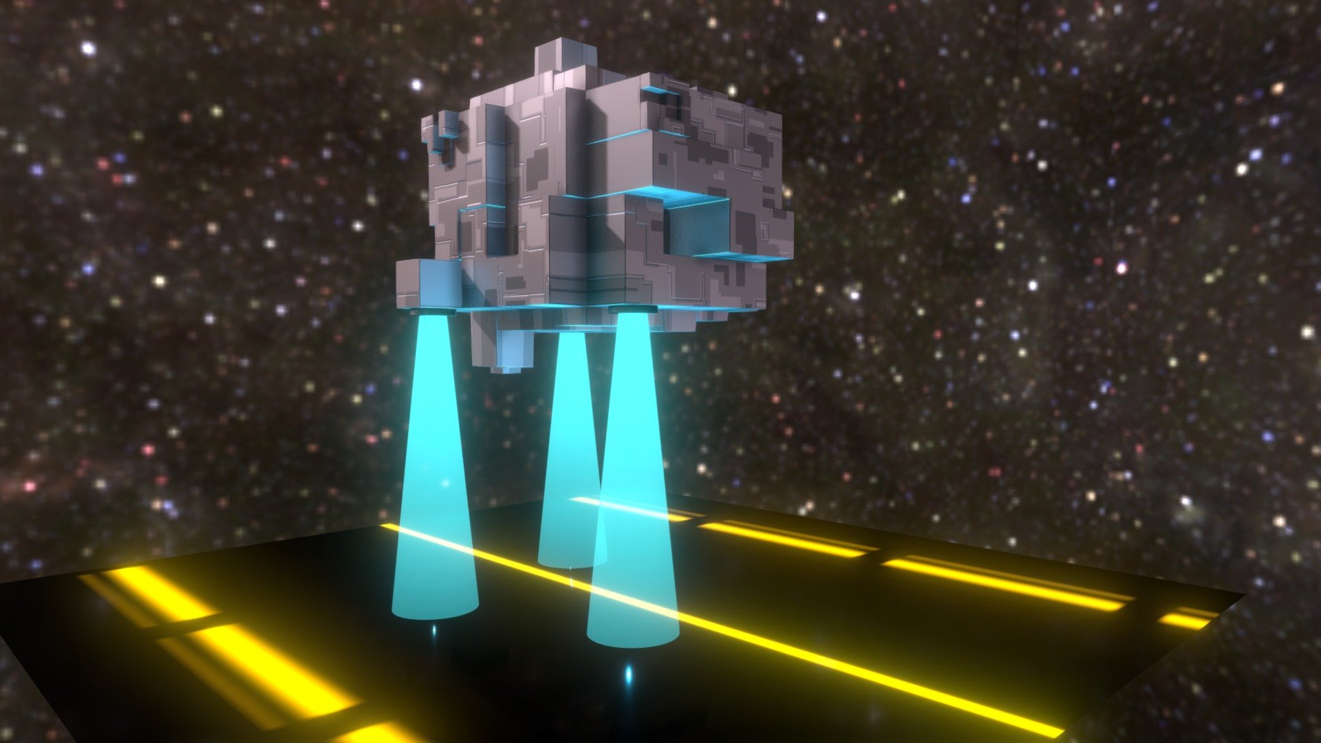 STAR ROAD - Download Free 3D model by Network manager (@netmanager ...