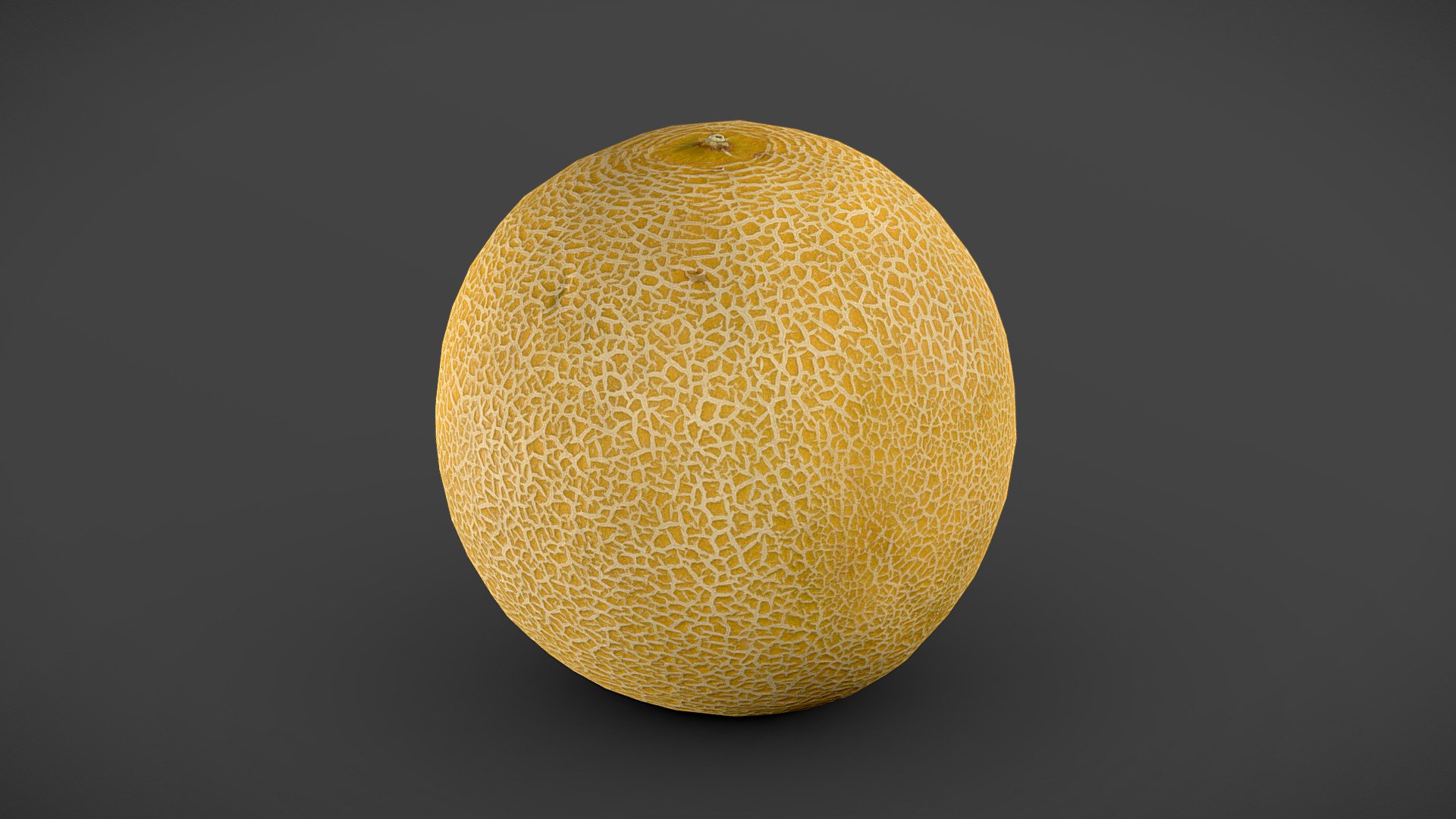 3D Scan | Game-Ready Cantaloupe Melon - 3D model by Bodo Schütze (@bodoschuetze) [ead6856 ...