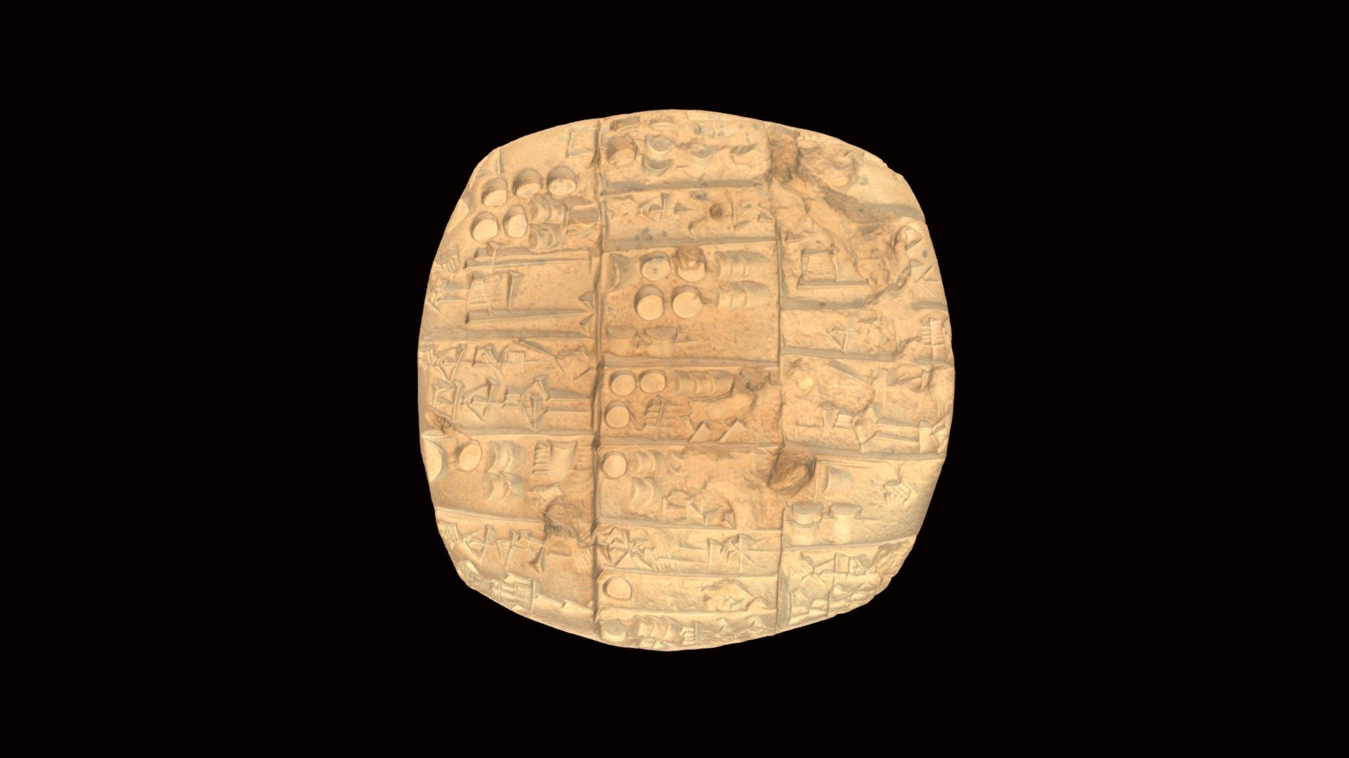 Cuneiform Tablet HMANE1903.11.5 - 3D model by Harvard Museum of the ...