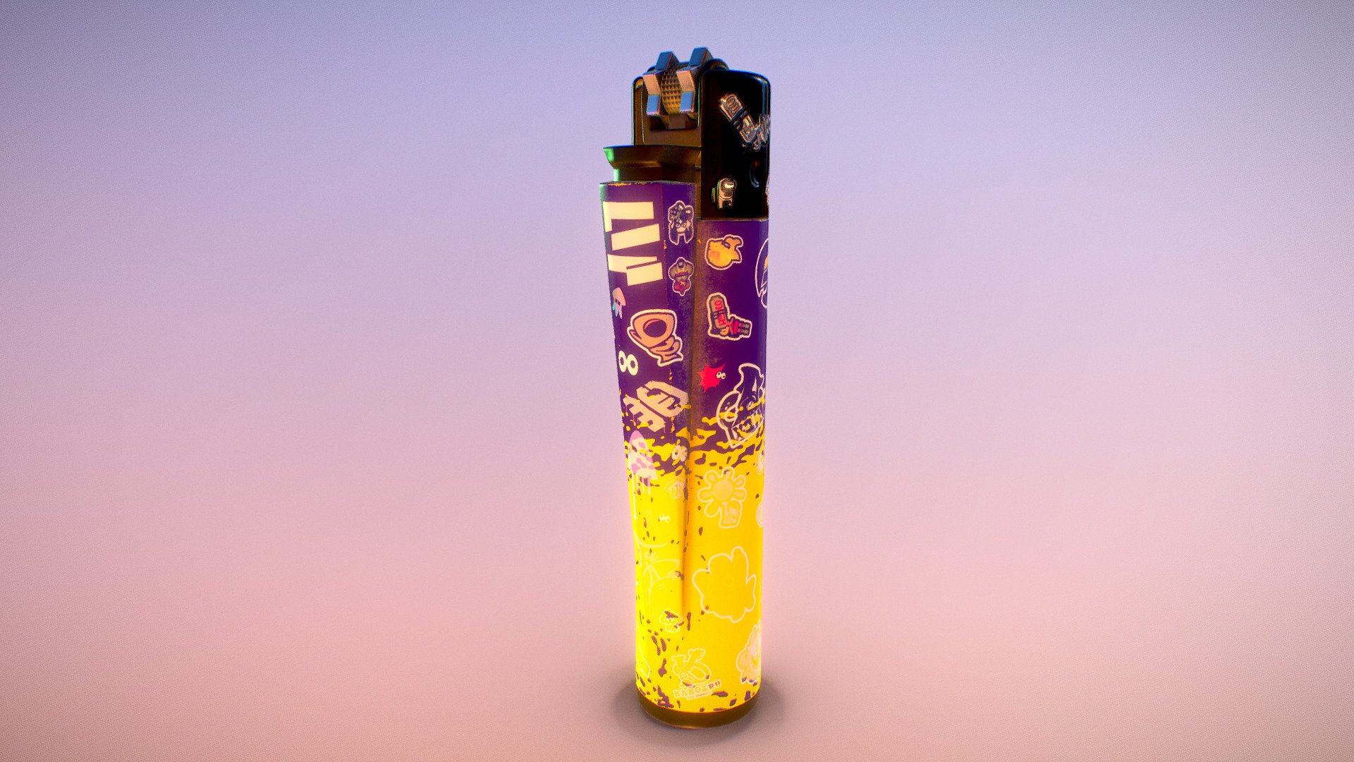 Lighter Splatoon 3 Edition - Download Free 3D model by XxChrisxX0_Spl ...