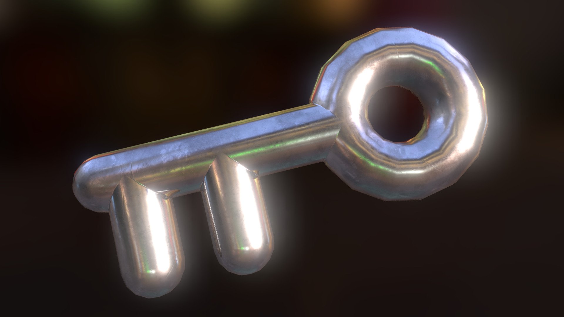 Lowpoly Small Key 01 - 3D model by Austin Hicks (@AustinHicks) [ead7ee1 ...