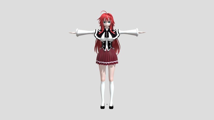 Rias-gremory 3D models - Sketchfab