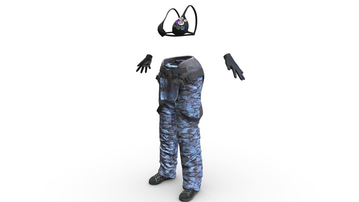 Overalls 3D models - Sketchfab