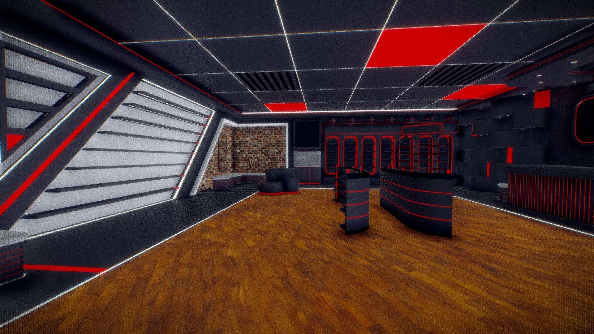 VR Store - Futuristic Stylized - Download Free 3D model by Shayan (@mshayan02) [eada2be] - Sketchfab