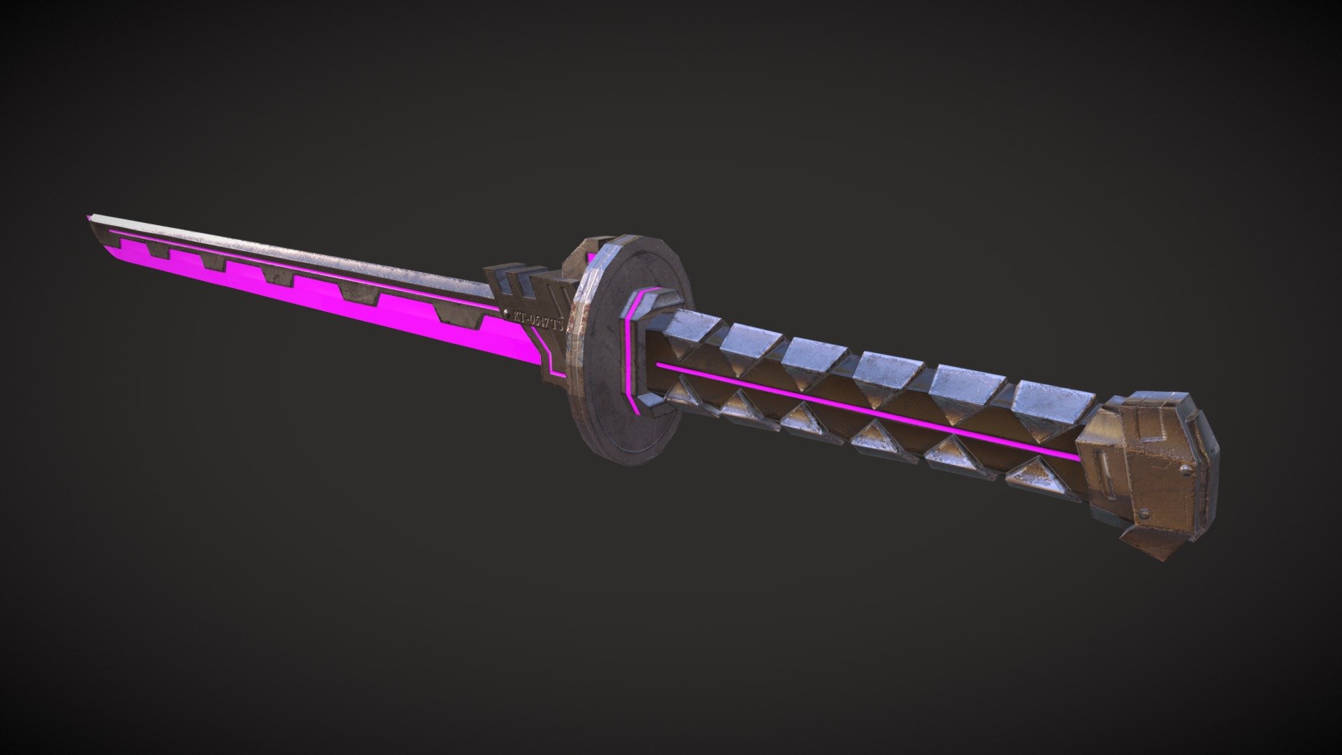 KT-0547 TS sword - 3D model by wildcat (@a7215817) [eada3e7] - Sketchfab