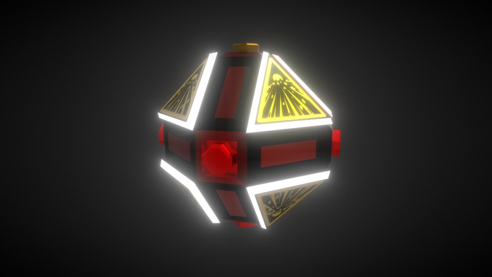 Sci-Fi Grenade - 3D model by Vitaslayer [eadbd2c] - Sketchfab