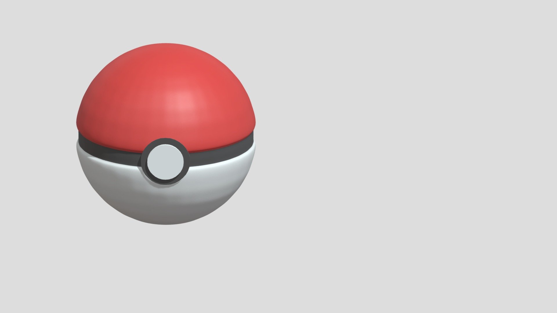 Simple Pokeball - Download Free 3D model by Udall.Mo [eaddc27] - Sketchfab