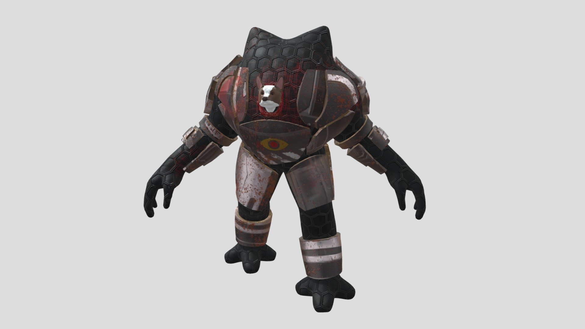 Corgi Mech - 3D model by Madison Cox (@madisoncox) [eade922] - Sketchfab