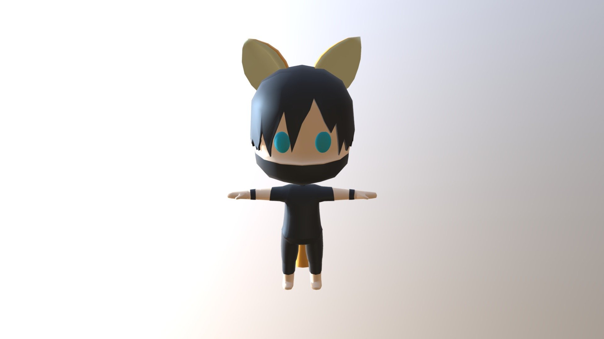 Fox Chibi ninja - 3D model by mimico99 [eade982] - Sketchfab