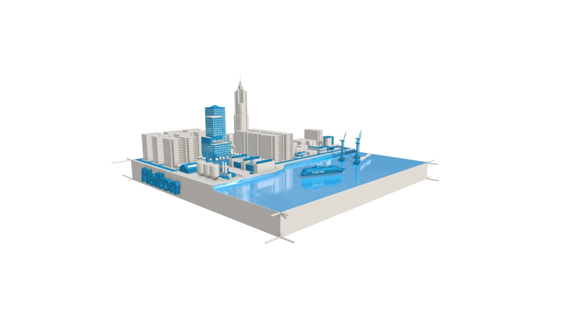 Halton City - 3D model by Halton (@haltonmarine) [eadf089] - Sketchfab