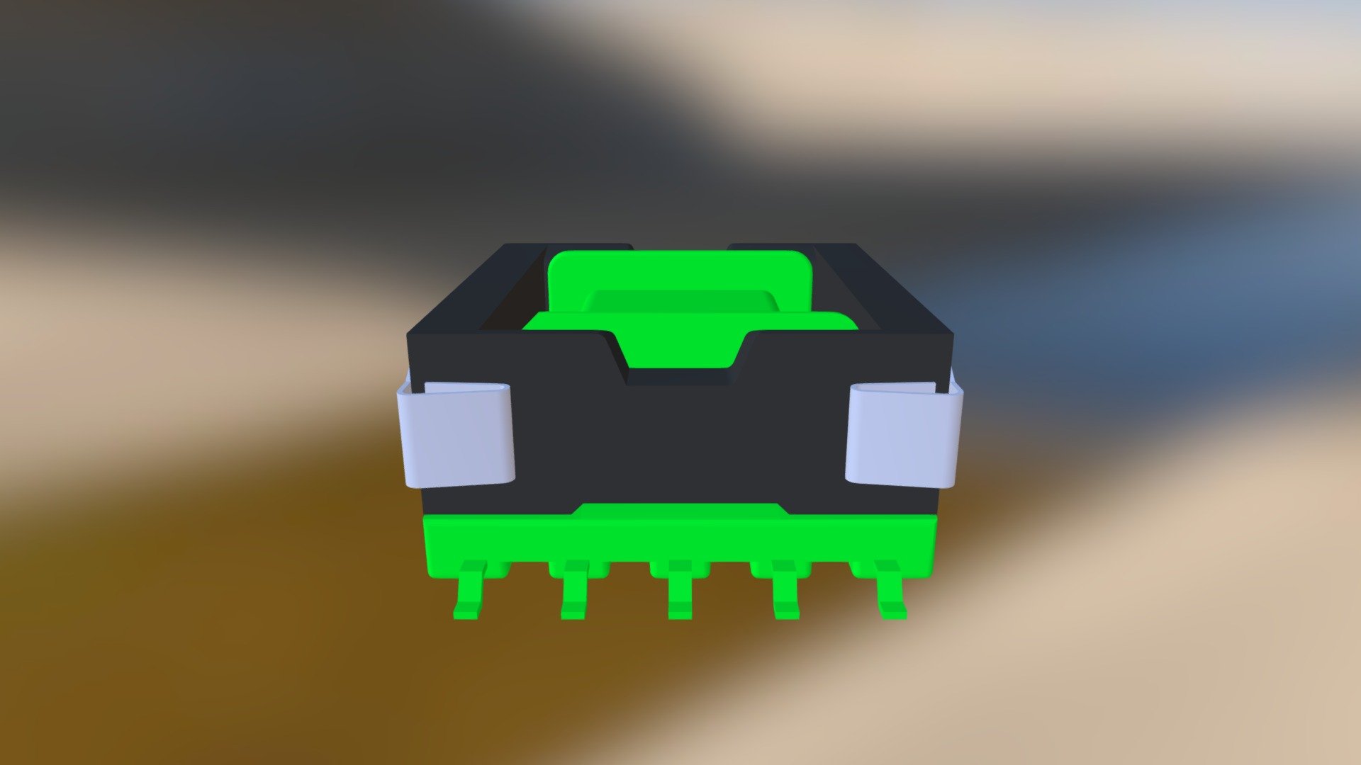 EFD25 SMD Transformer - 3D model by liam (@liamliu) [eae25d3] - Sketchfab