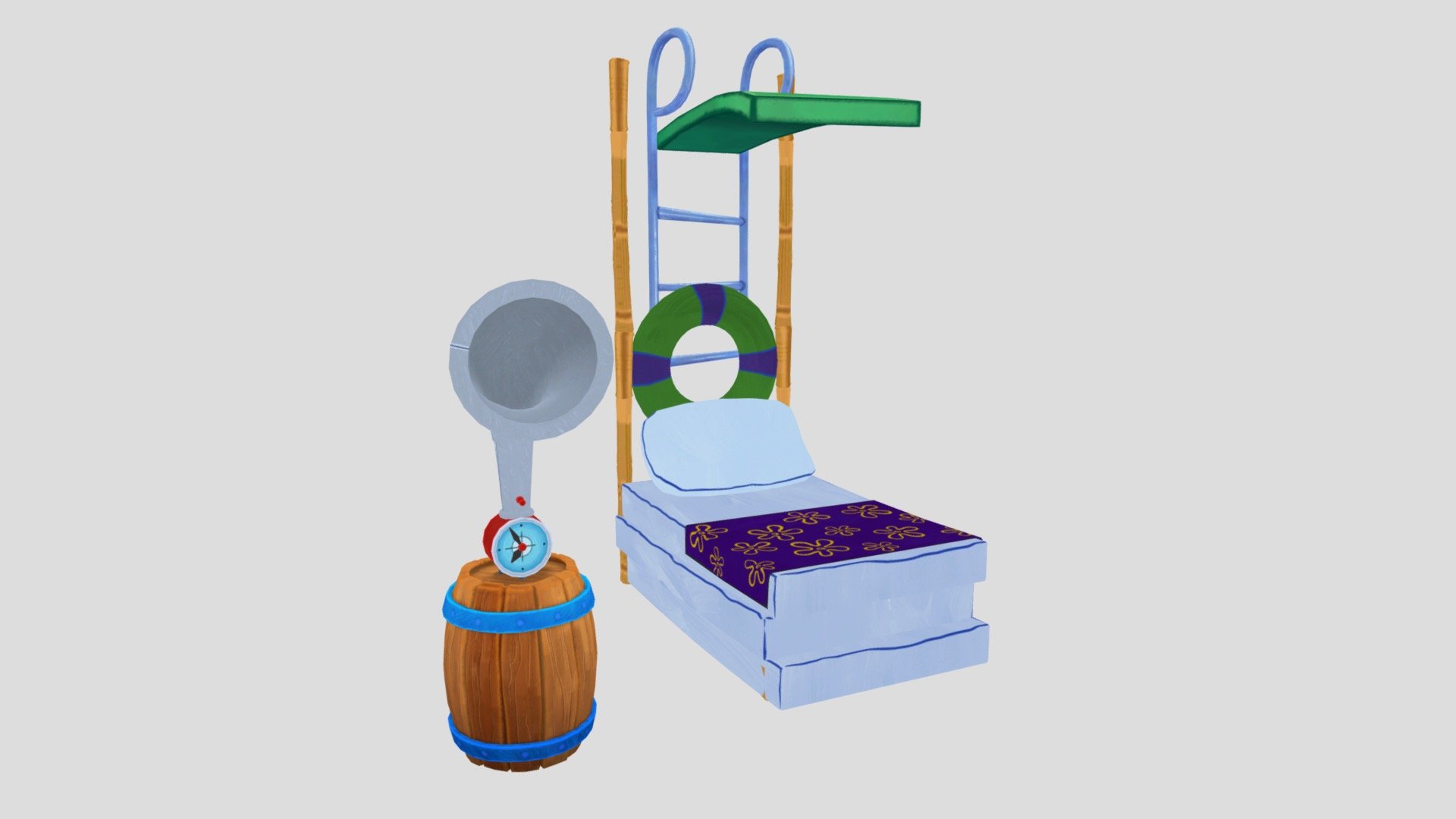 Bfbbr-Bed - Download Free 3D model by Sajin Mickey Firey fan 1342 from ...