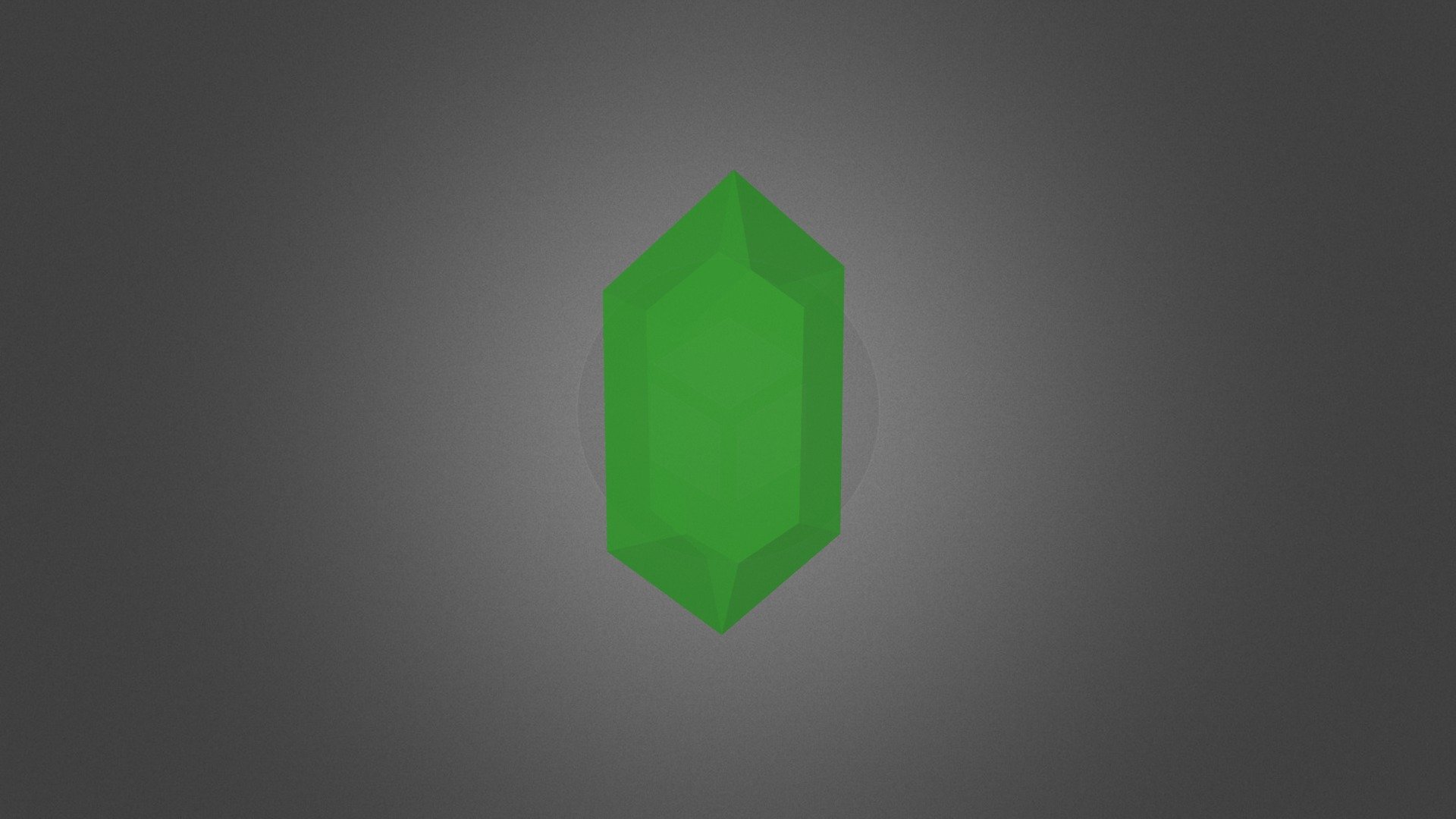 Zelda's Green Ruby - 3D model by darkewne [eae4277] - Sketchfab