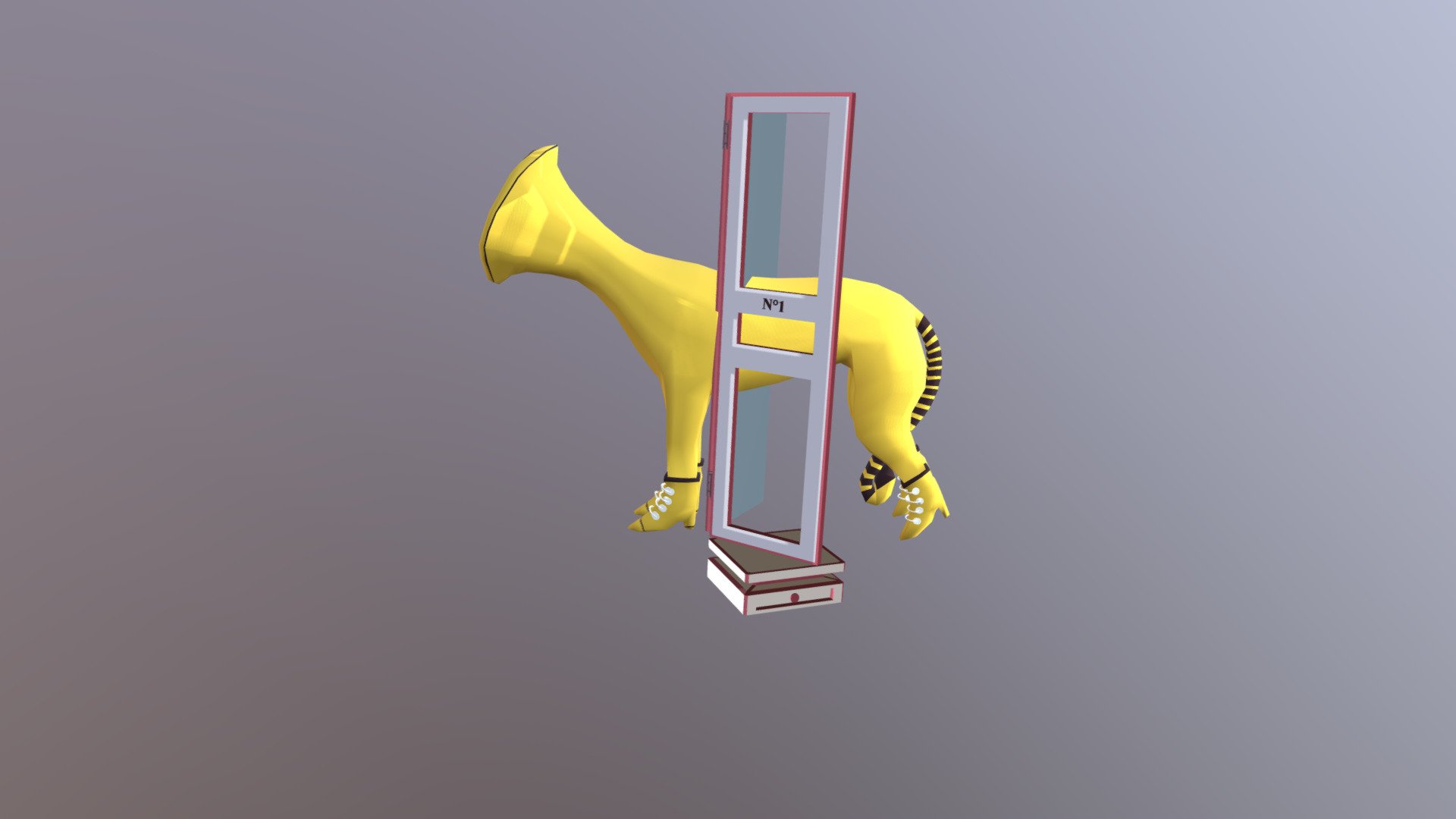 Trumpet Tiger - 3D model by humandigitalist [eae5f00] - Sketchfab