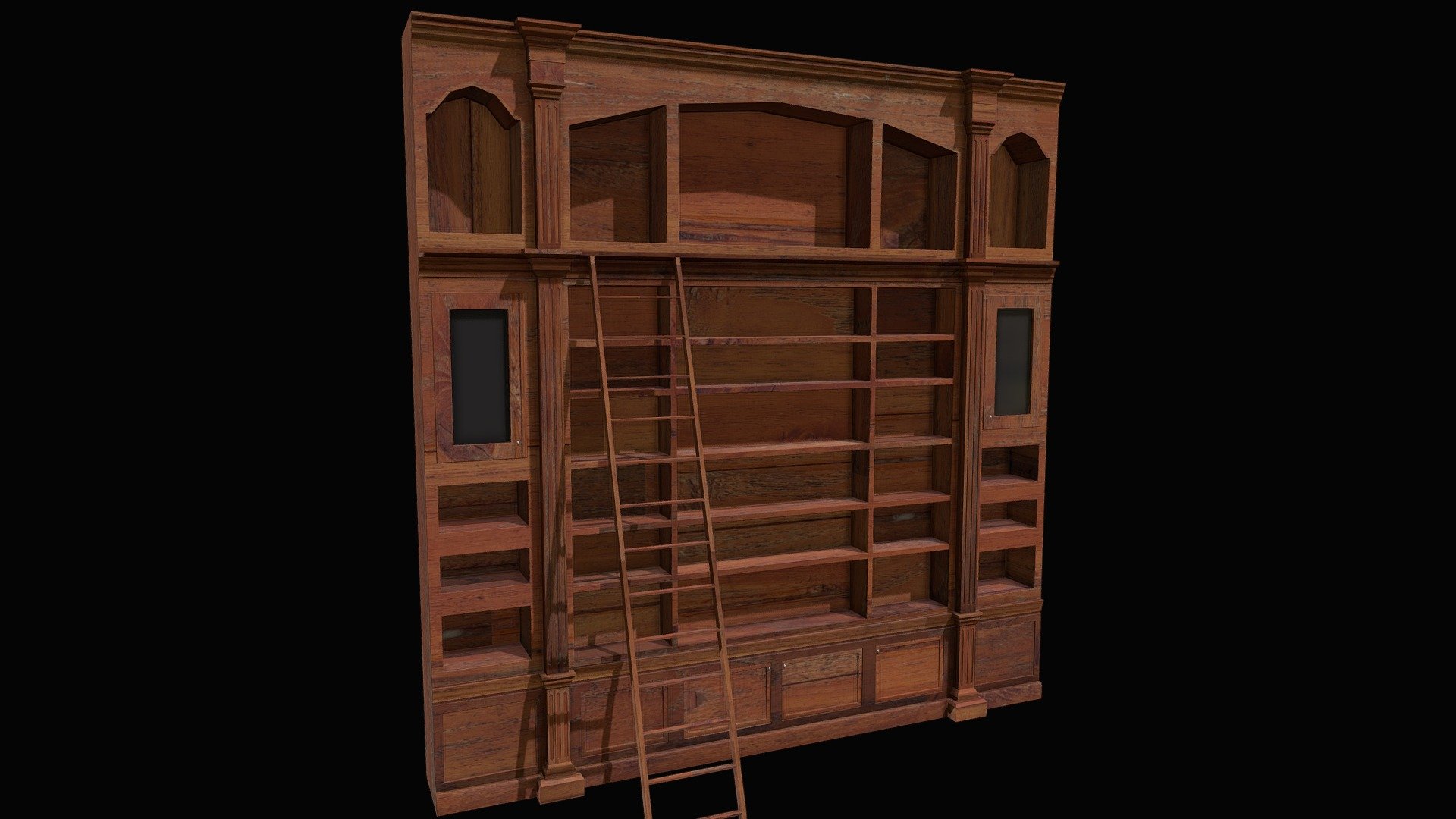 Book Case - Download Free 3D model by b0ho [eae7834] - Sketchfab