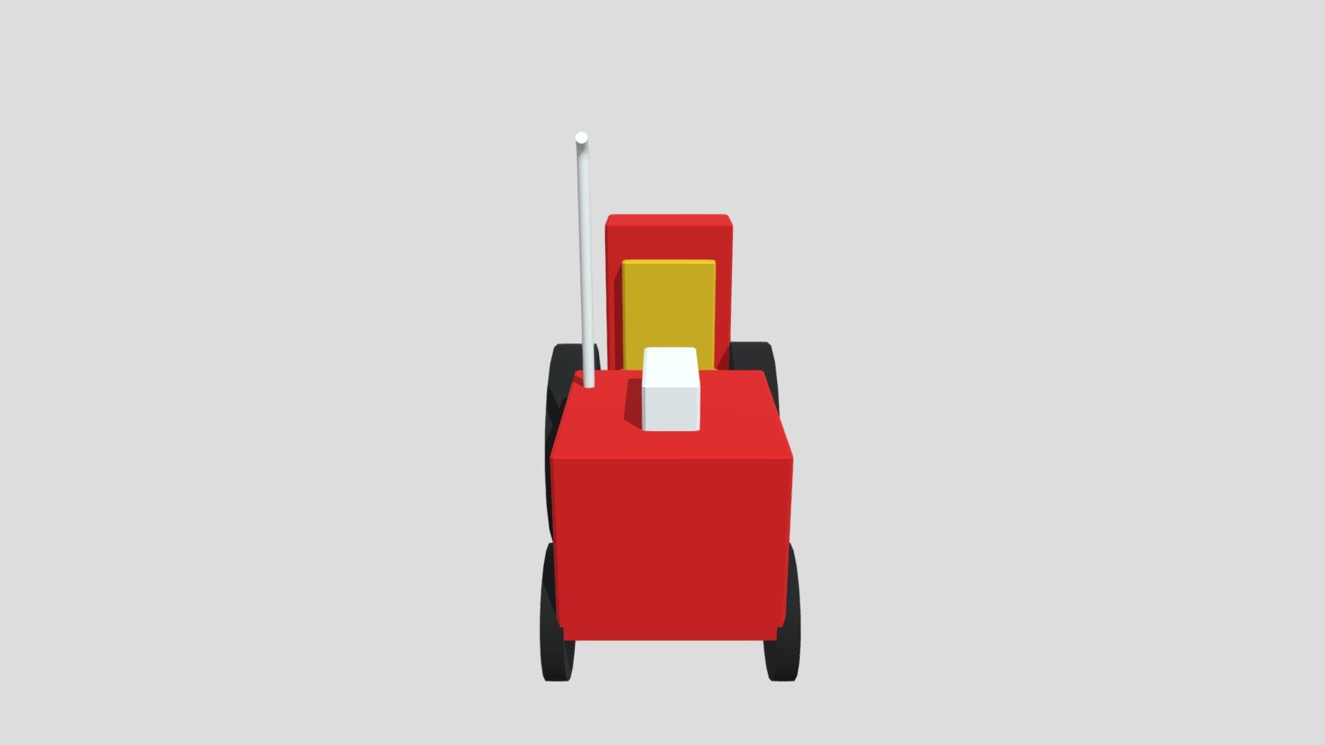 Low Poly Tractor - 3D model by norvilledoo [eae79da] - Sketchfab