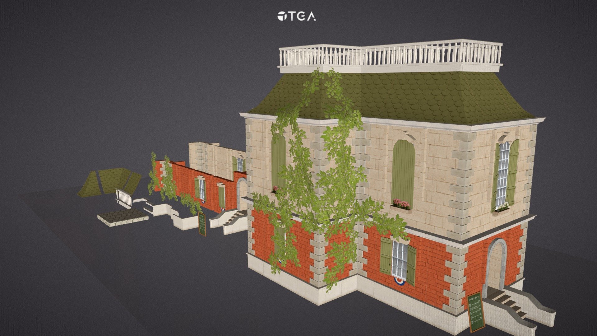 Modular House - 3D model by the game assembly (@thegameassembly ...