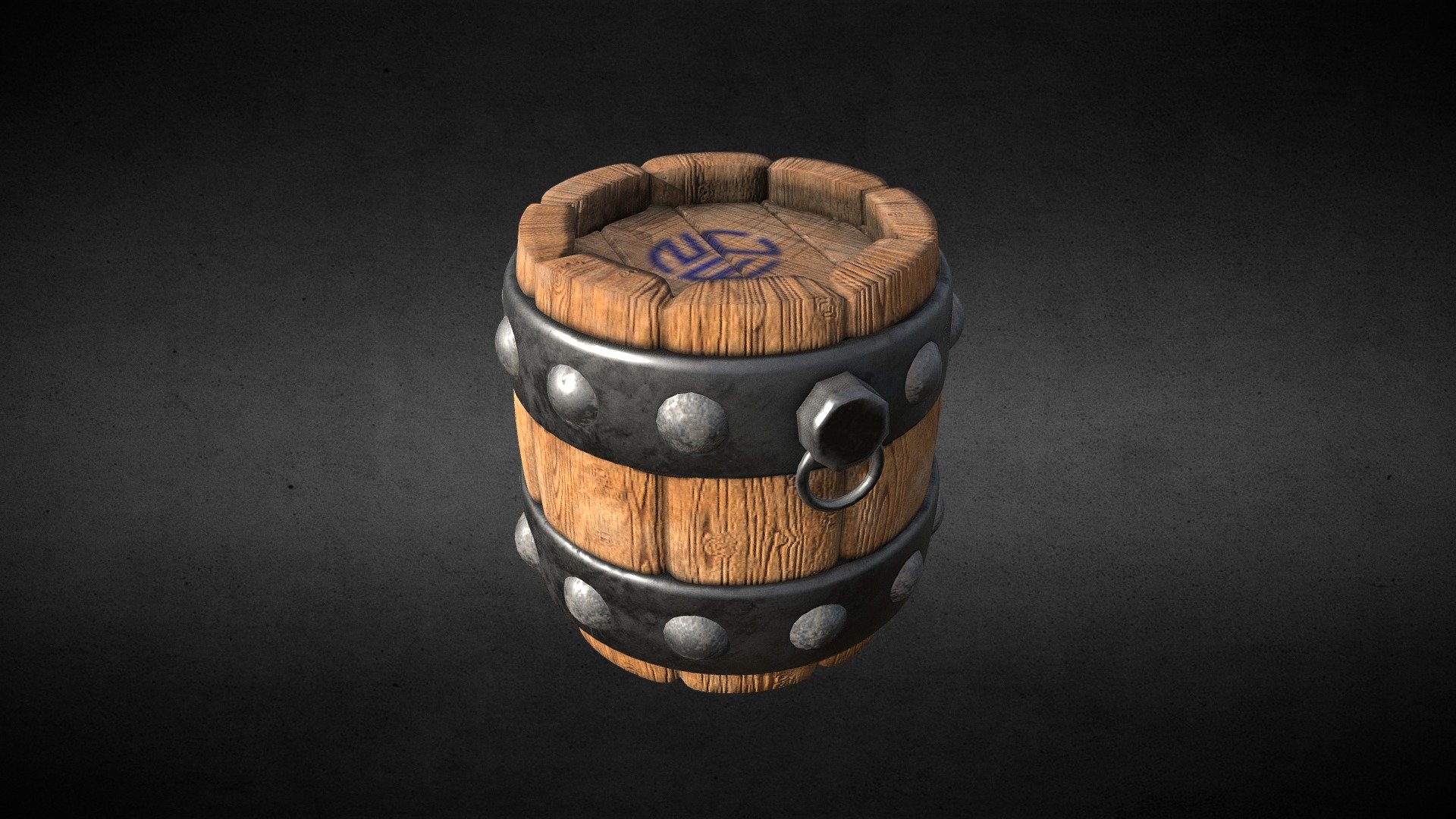 attempt at a fantasy barrel - 3D model by jonesykid6980 (@160238431 ...