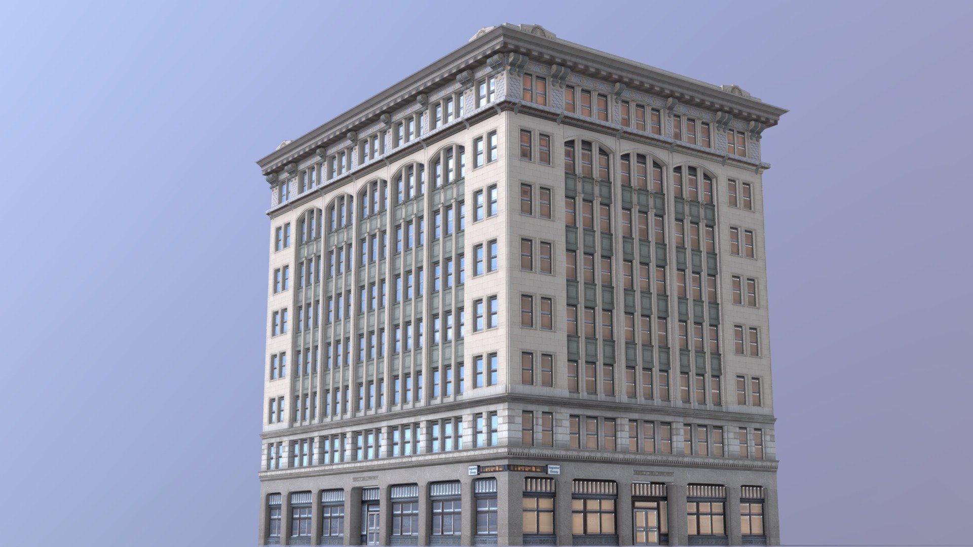 Brick And Tile Building - 3D model by Darf (@sannie01) [eaec051 ...