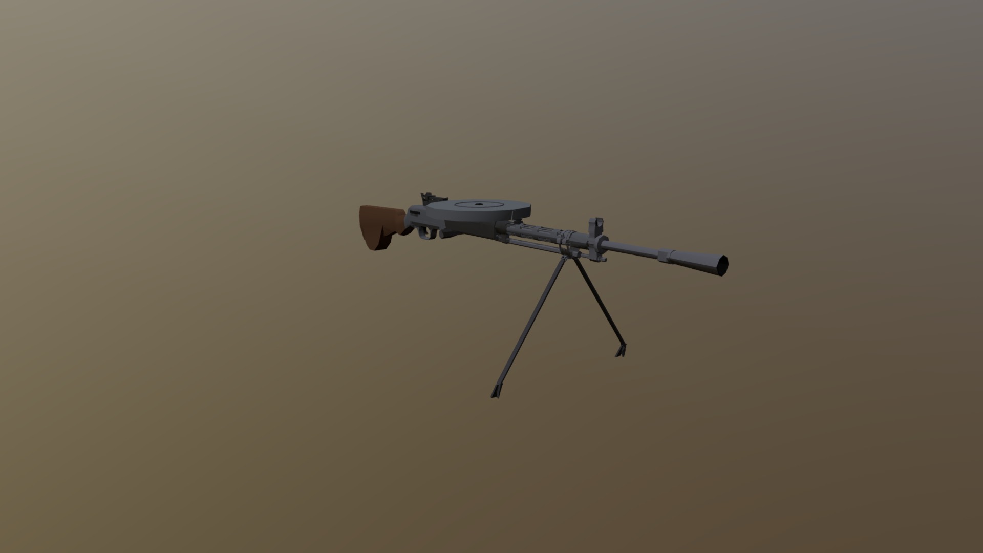 DP-28 LowPoly - 3D model by invisibledeathfromradiation@gmail.com ...