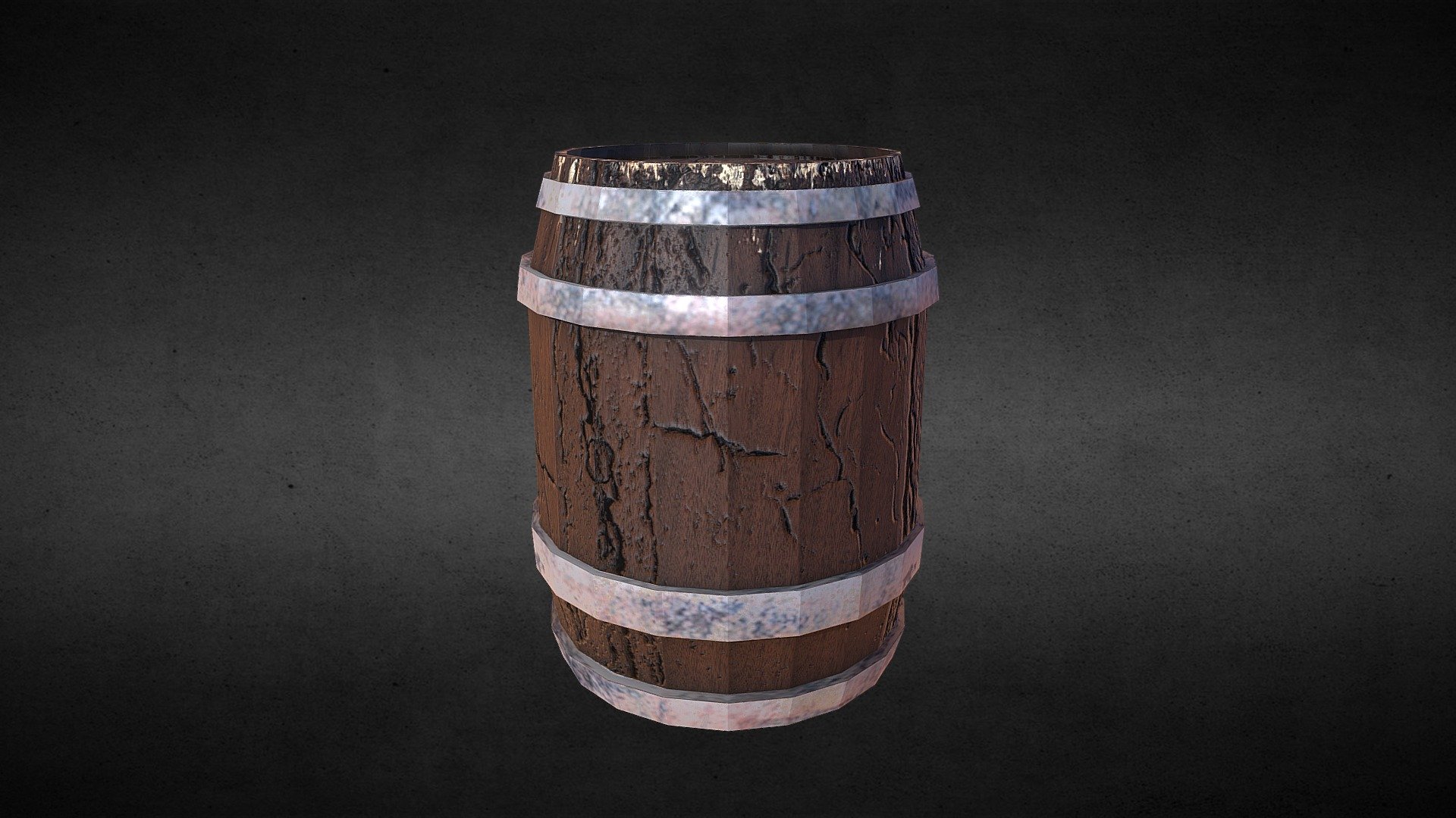 Barrel Model - 3D model by MartaBotta [eaef42b] - Sketchfab