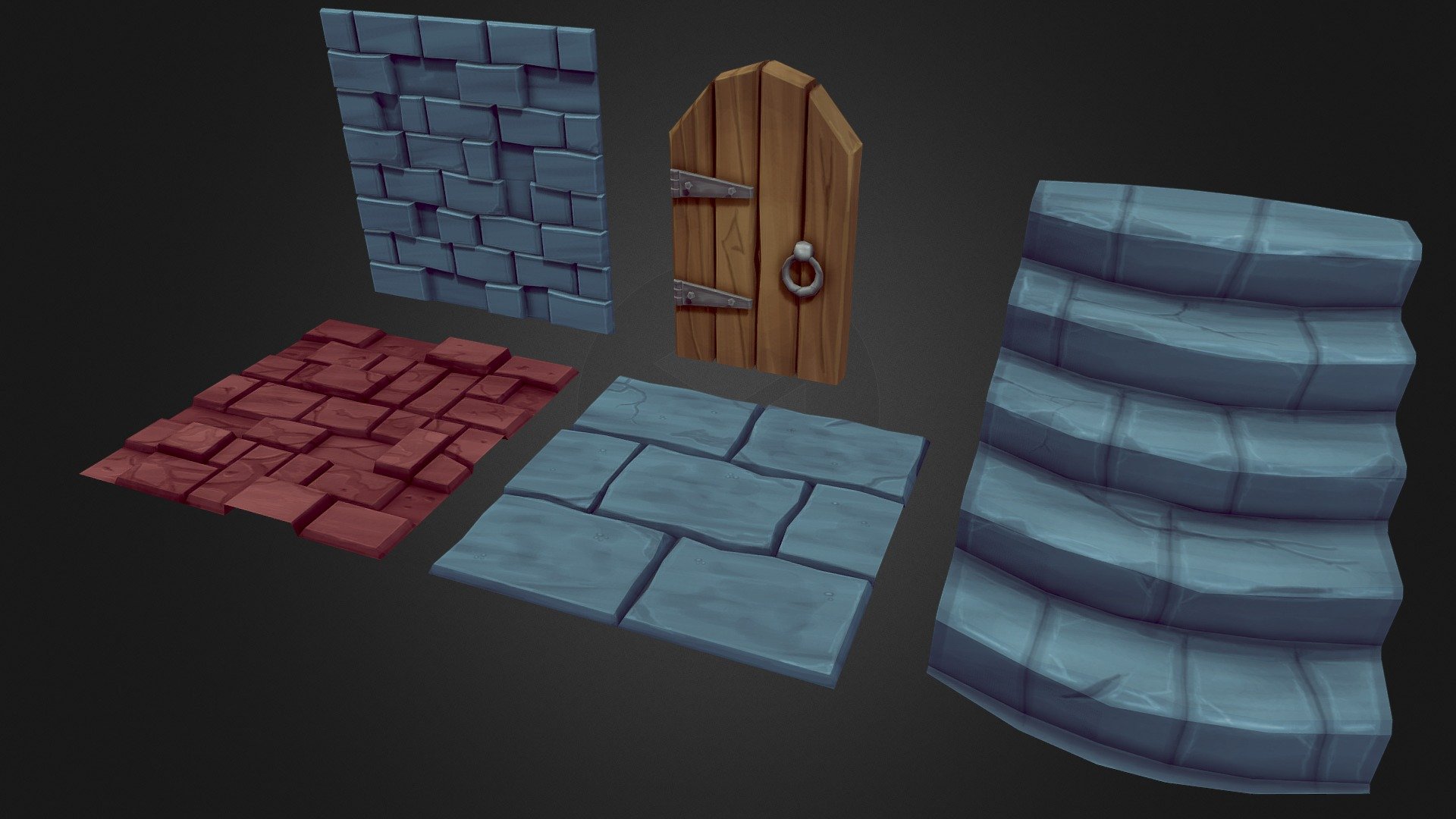 Stylized Crypt Assets - 3D model by Graham (@graham3d) [eaf0719 ...
