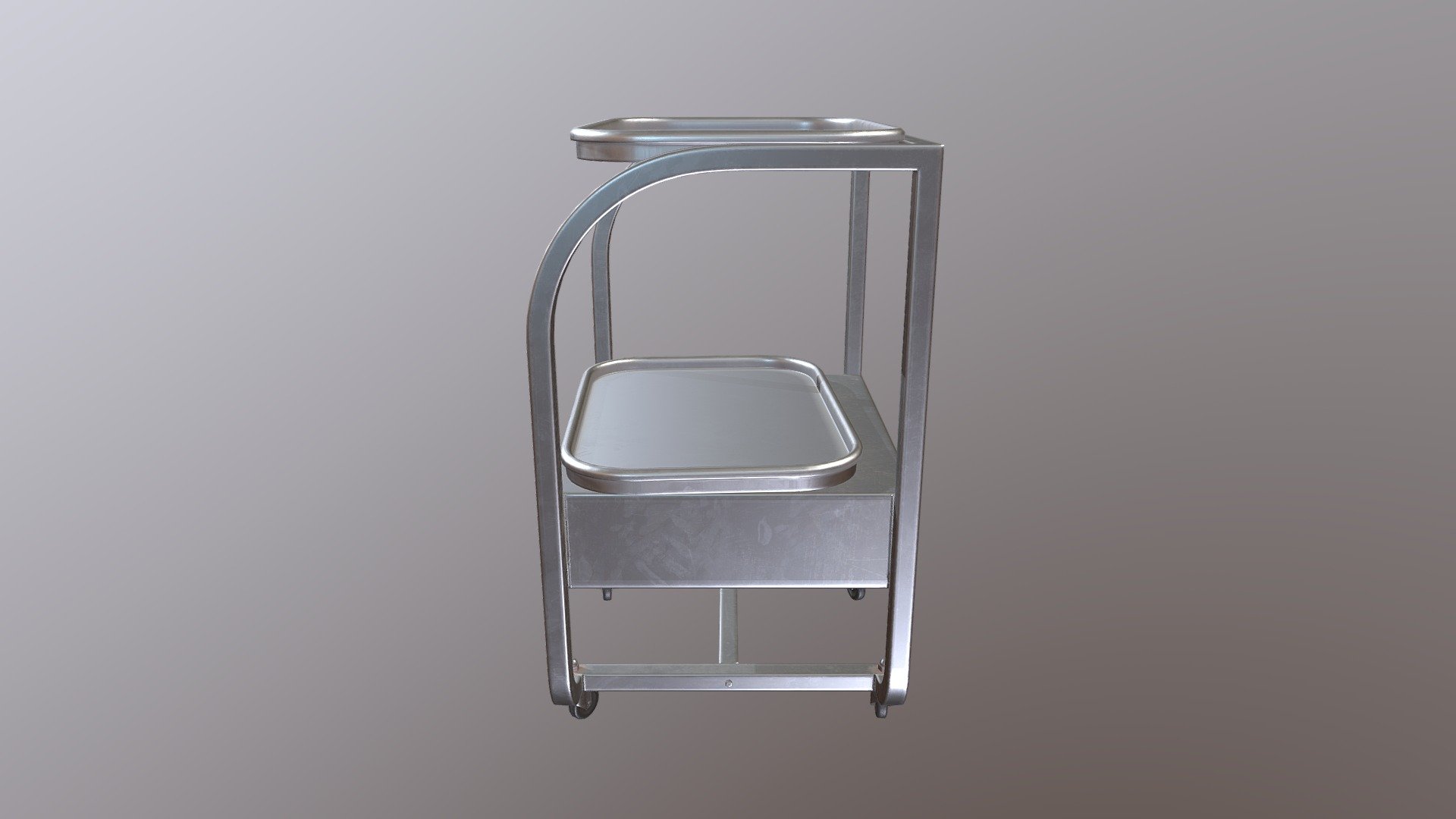 Medical Cart Trolley Steel - 3D model by nhonnd148 [eaf112b] - Sketchfab
