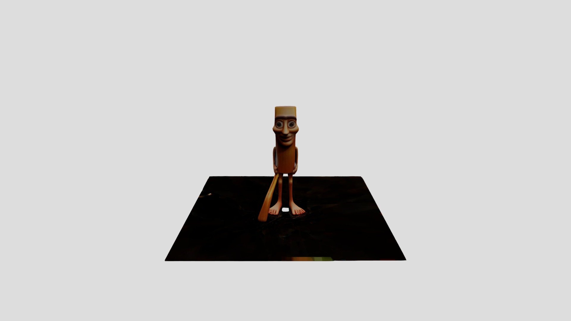 Tung Tung Sahur Brain Rot Model 3d - Download Free 3D model by Azmain ...
