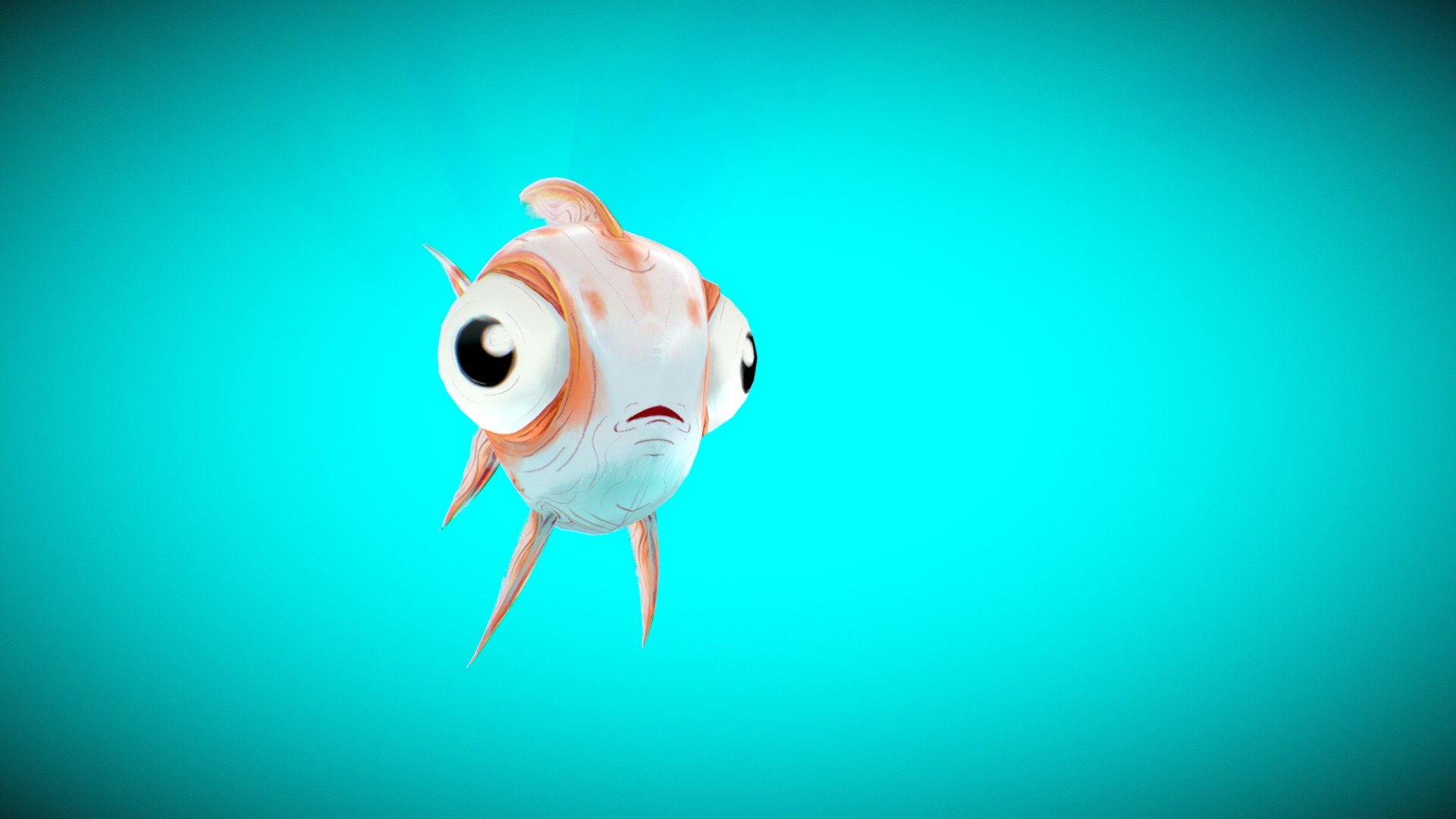 NPR Cartoon Fish - Hand Painted - Animated - 3D model by FoG Ryû ...