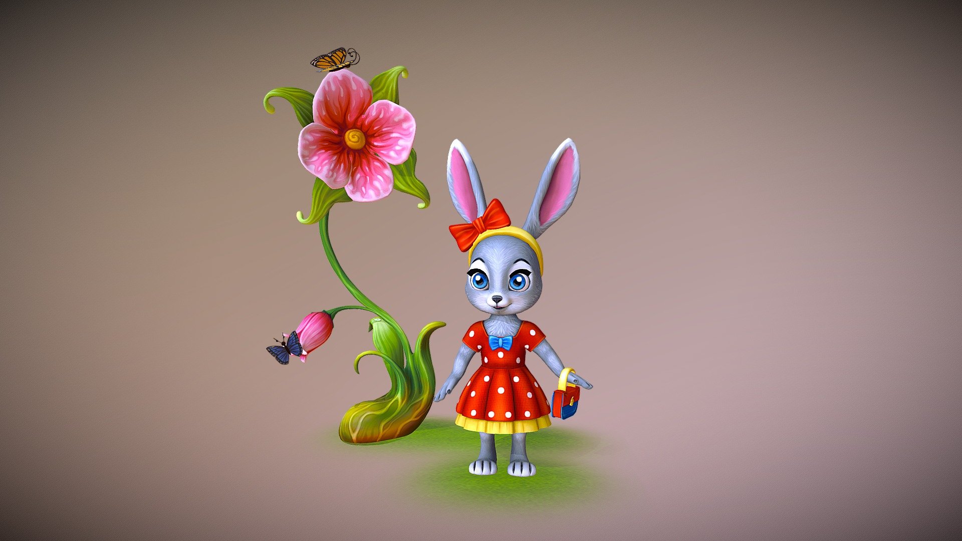Bunny Girl - 3D model by Nemiza [eaf3836] - Sketchfab