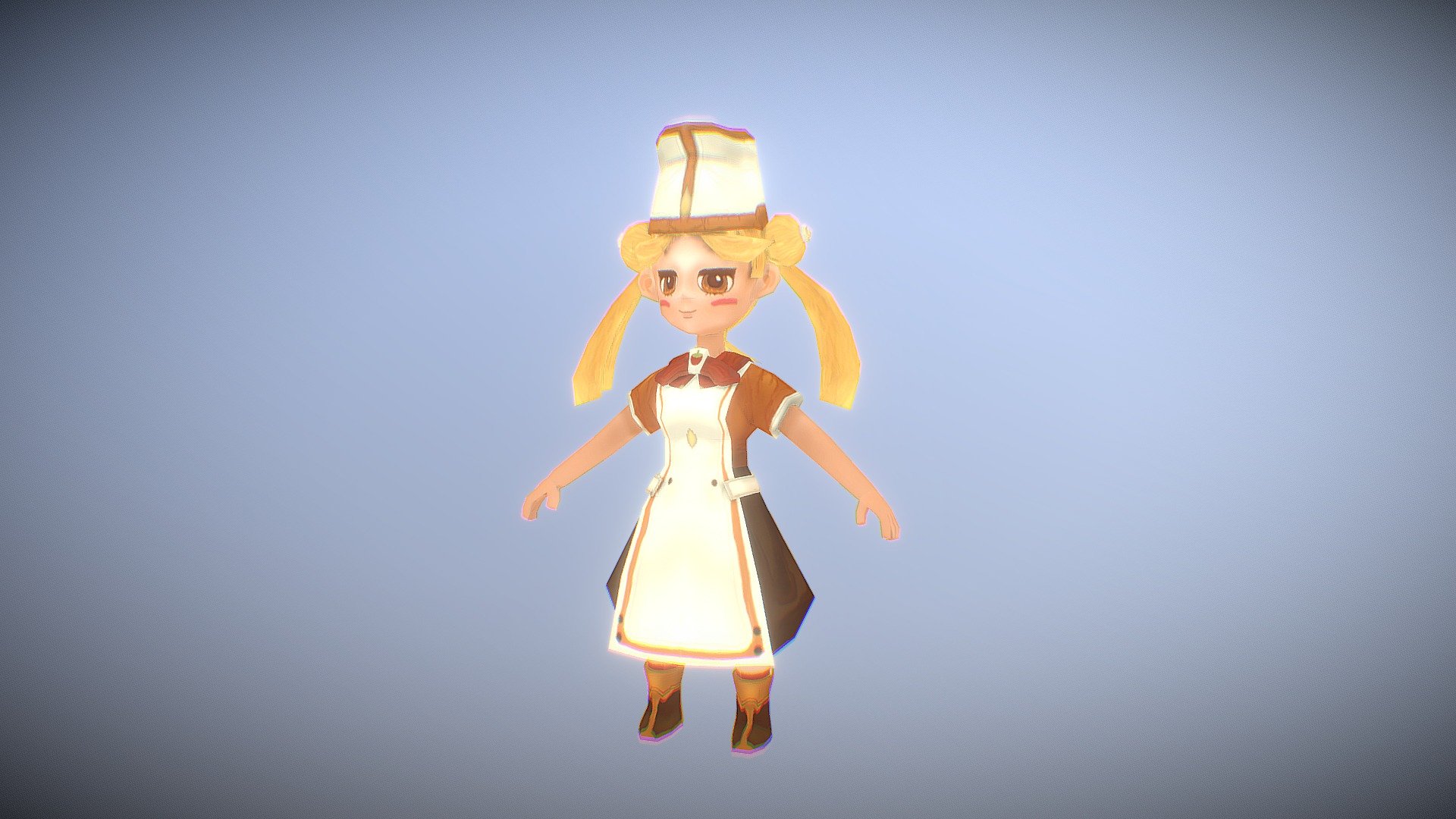 厨师NPC - 3D model by Kanou [eaf3cf2] - Sketchfab