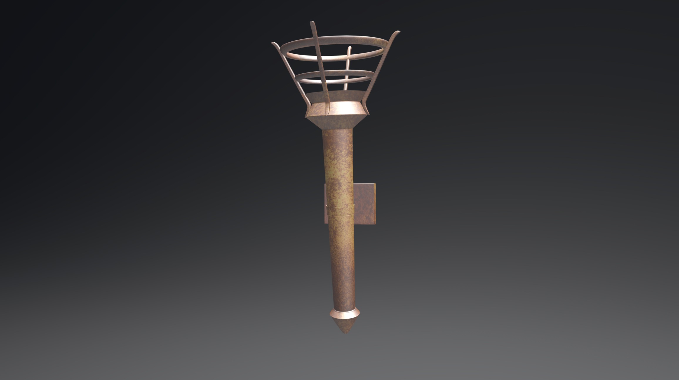 Torch Holder - 3D model by Aaron Monroe (@amonroe) [eaf41fc] - Sketchfab