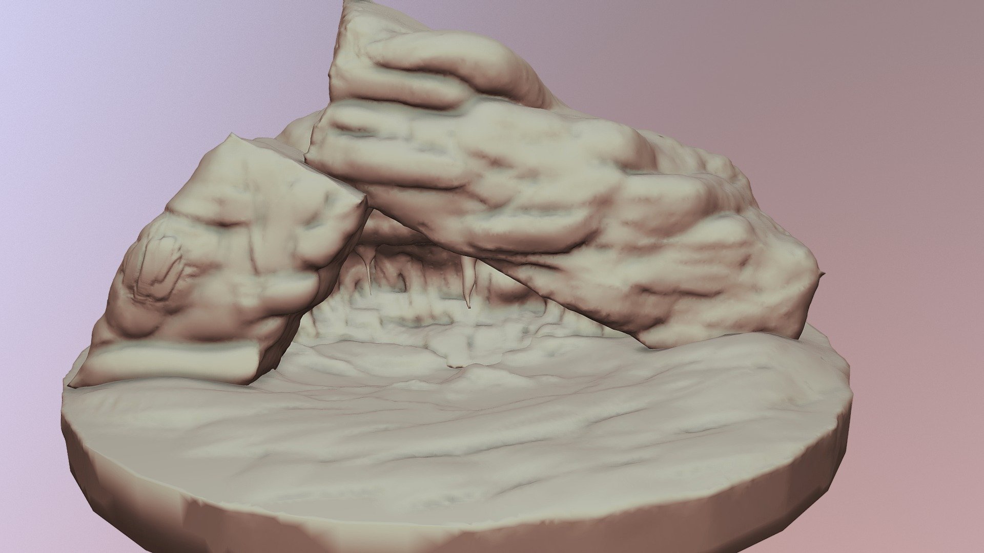 Sculpt January #18 | Cave - 3D model by TheCGMaster [eaf5343] - Sketchfab