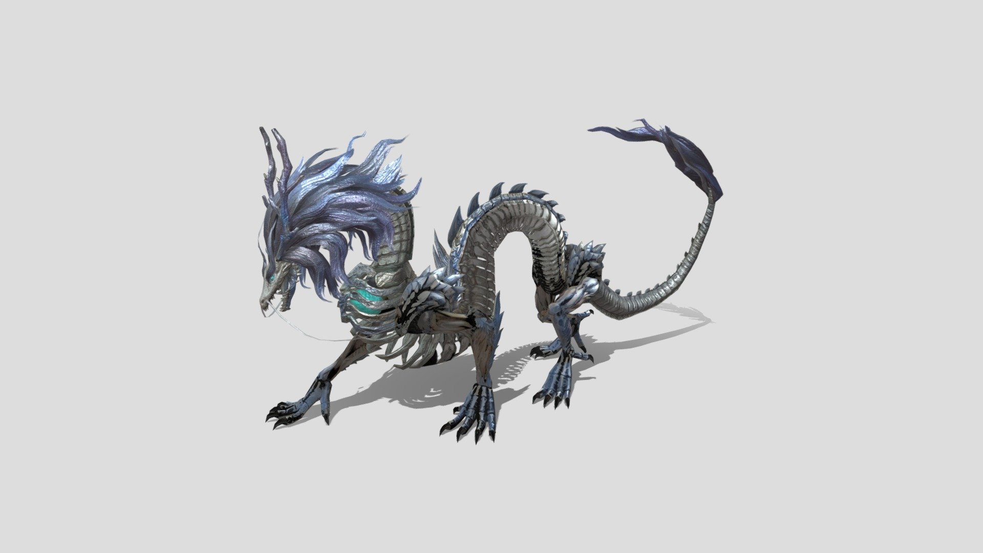 Bone Dragon (Drake22-V4) - 3D model by Placidusax (@thetaict002 ...