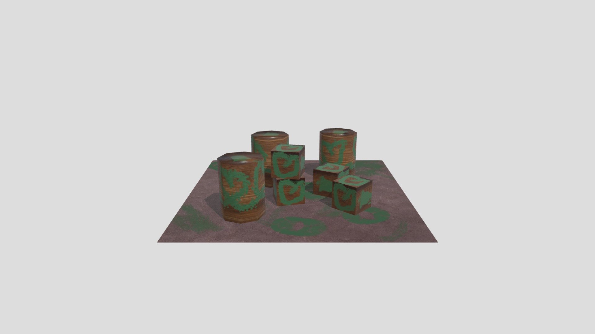 Modern Crates Barrels - Download Free 3D model by TriciaAdamson ...