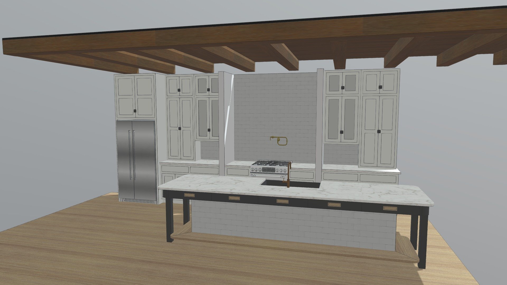 Kitchen - Download Free 3D model by tomnei [eafcf01] - Sketchfab