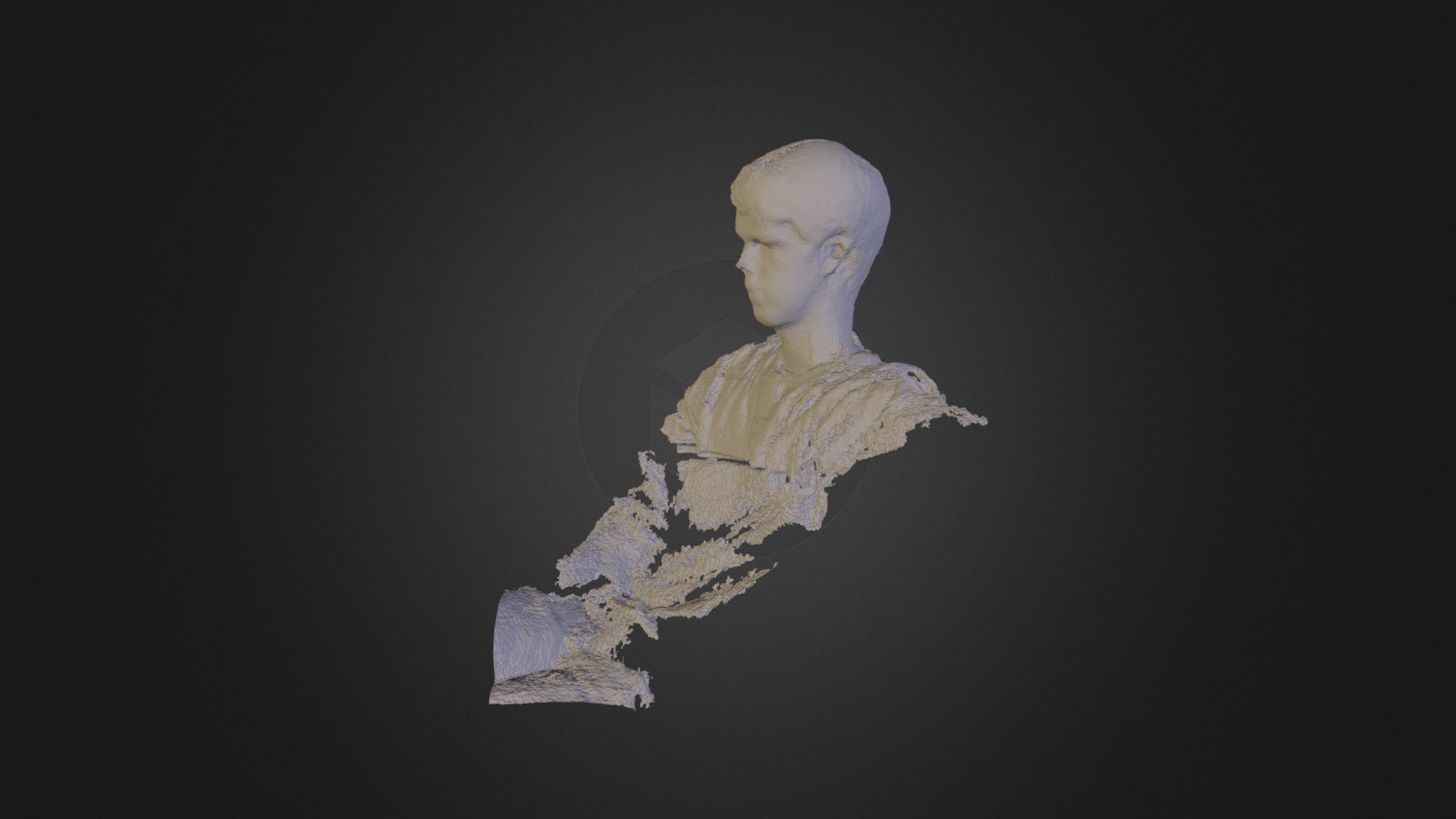 3D selfie - 3D model by Colin Angevine (@cangevine) [eafda6c] - Sketchfab